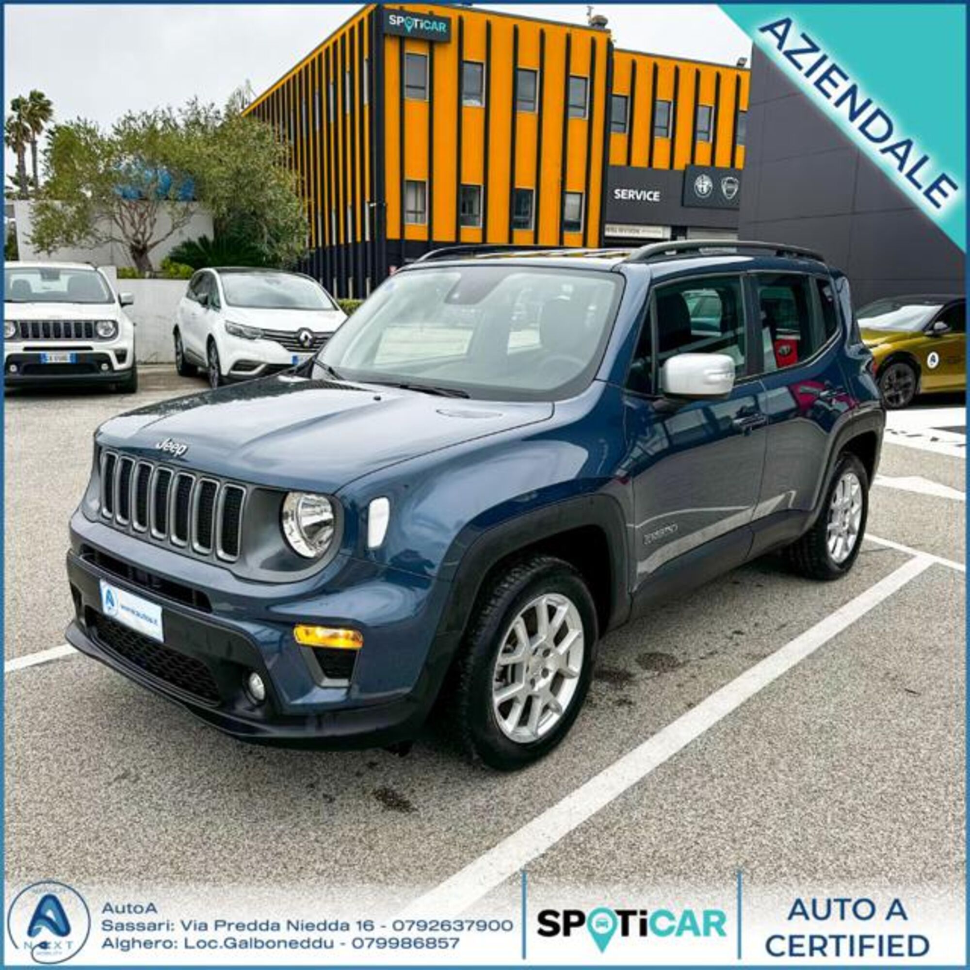Vendo Jeep Renegade 1.3 T4 190CV PHEV 4xe AT6 Limited usata a Sassari (codice 13492752 ...